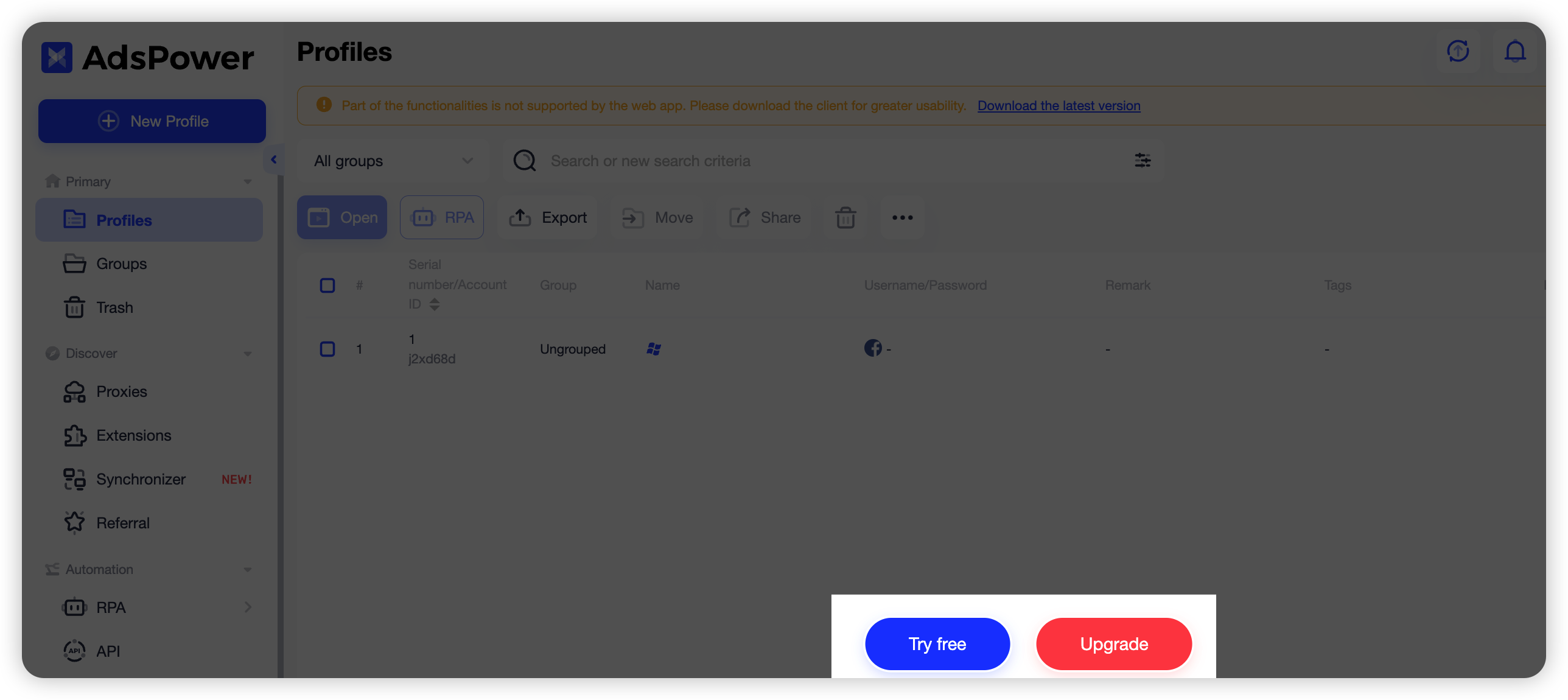 Cadastro-Central de Ajuda AdsPower