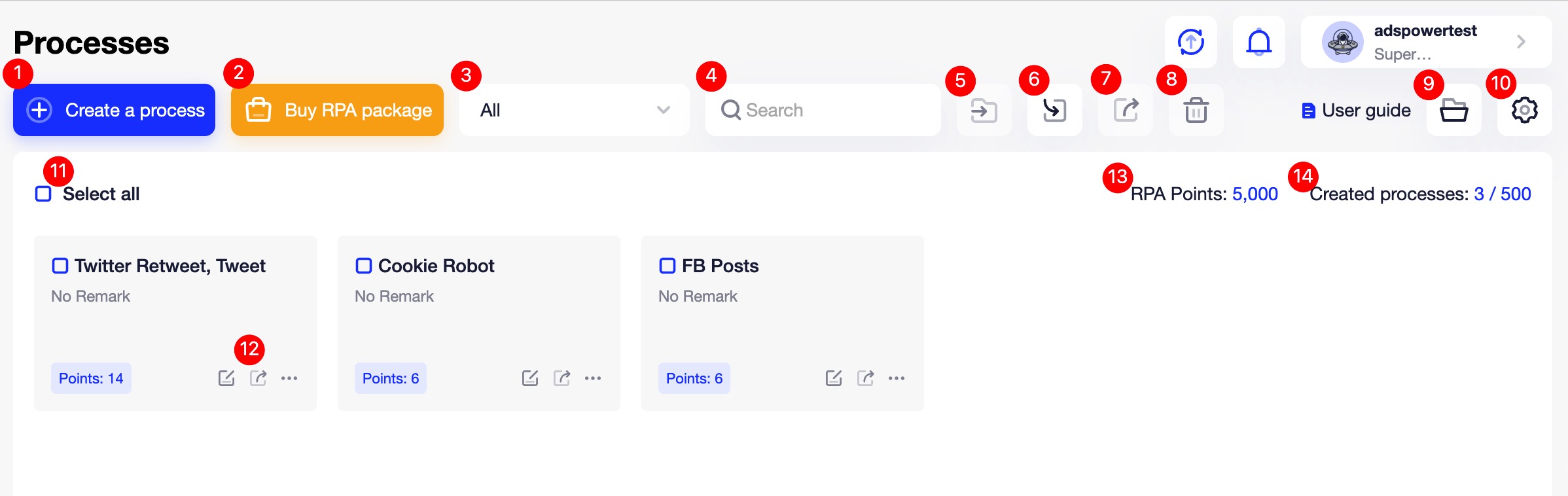 Feature Intro-RPA User Guide - AdsPower
