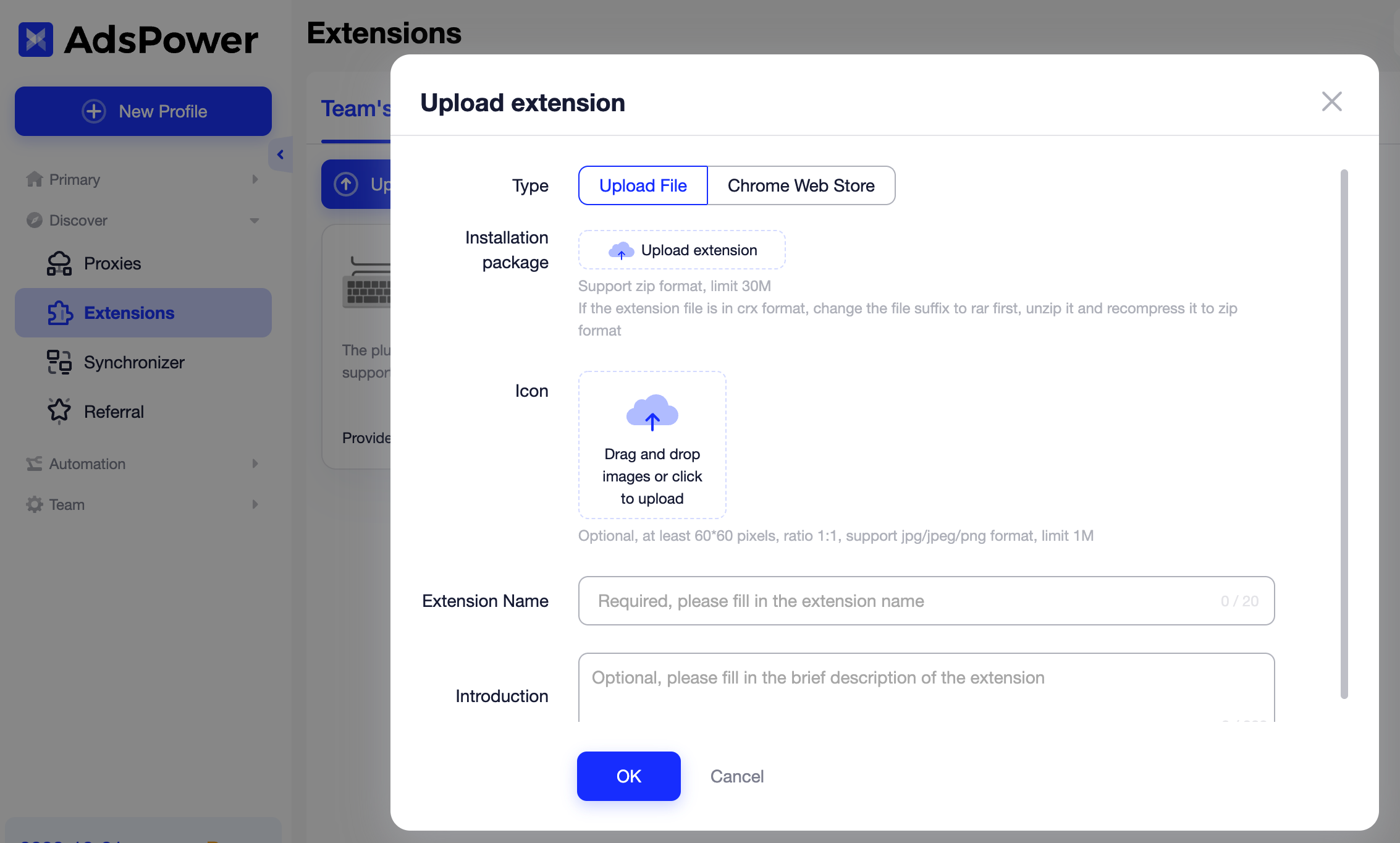 Extensions-Help Center AdsPower