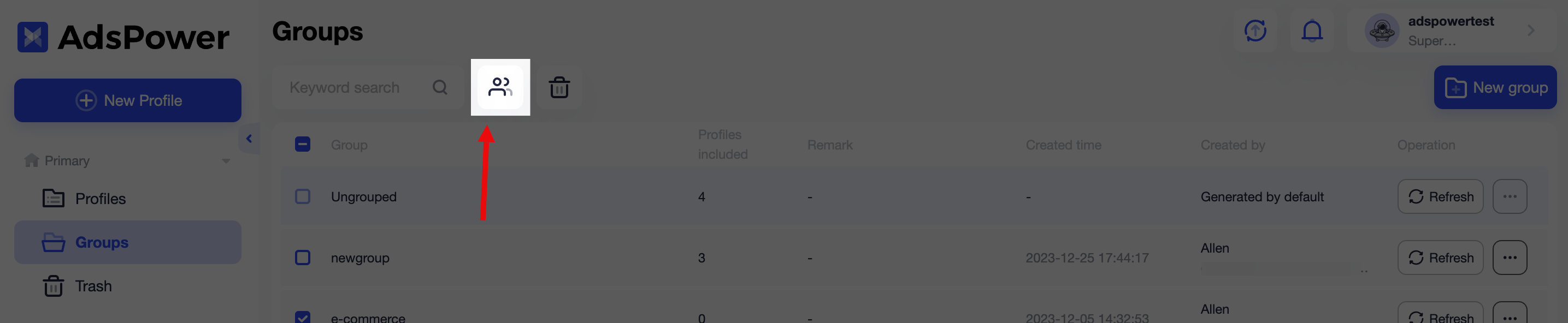 Groups-Help Center AdsPower