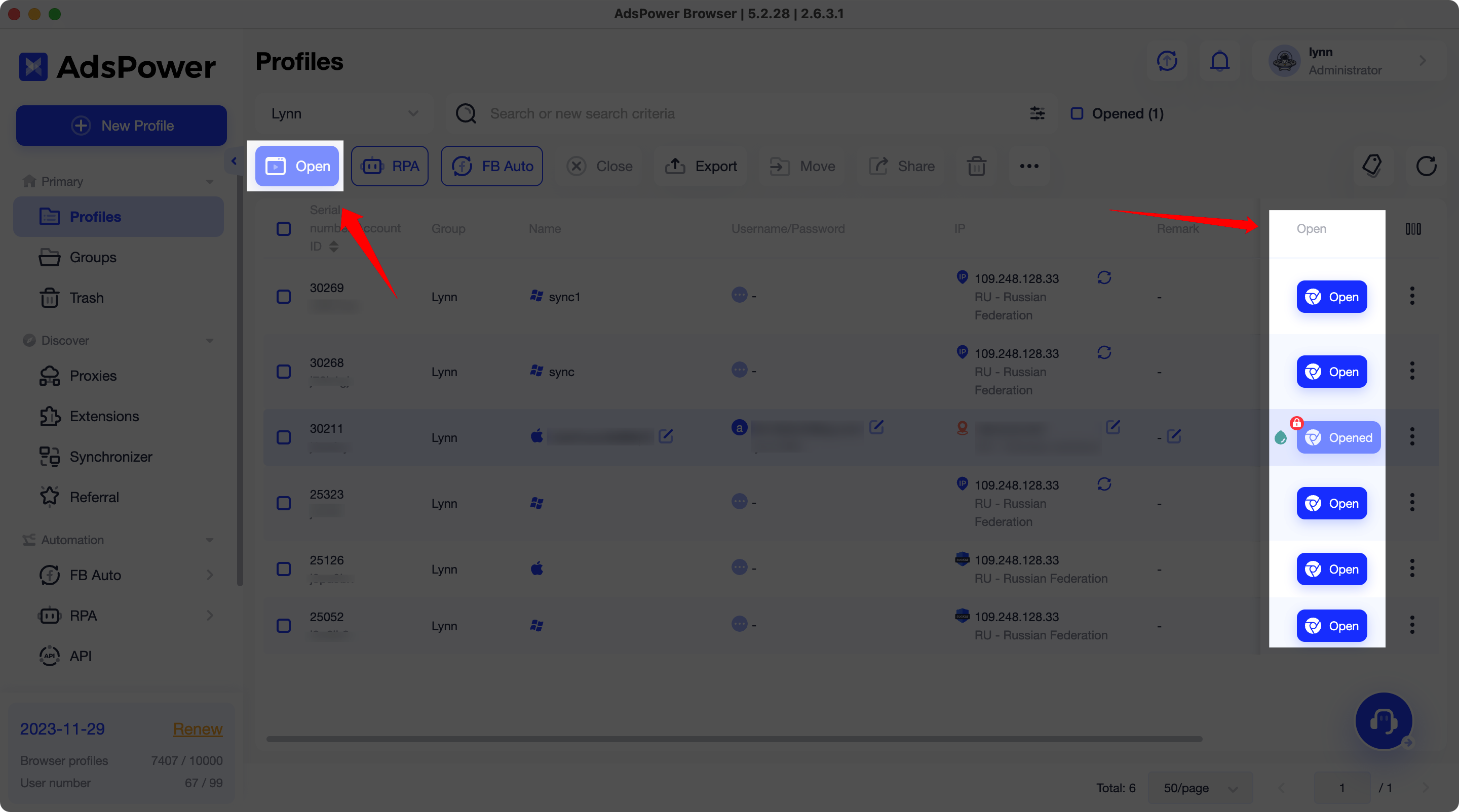 Opening & closing browser profiles-Help Center AdsPower