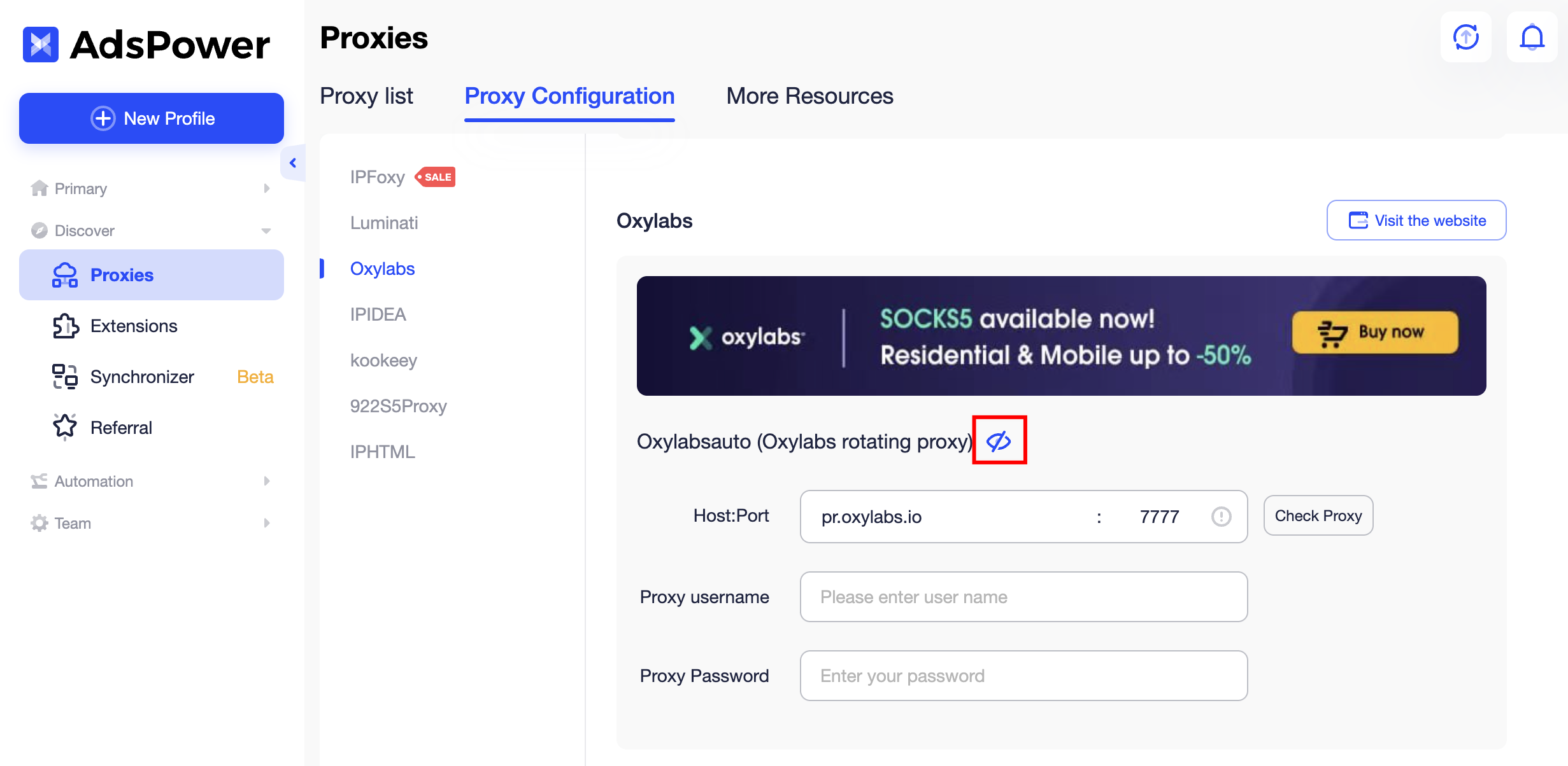 Oxylabs-Help Center AdsPower
