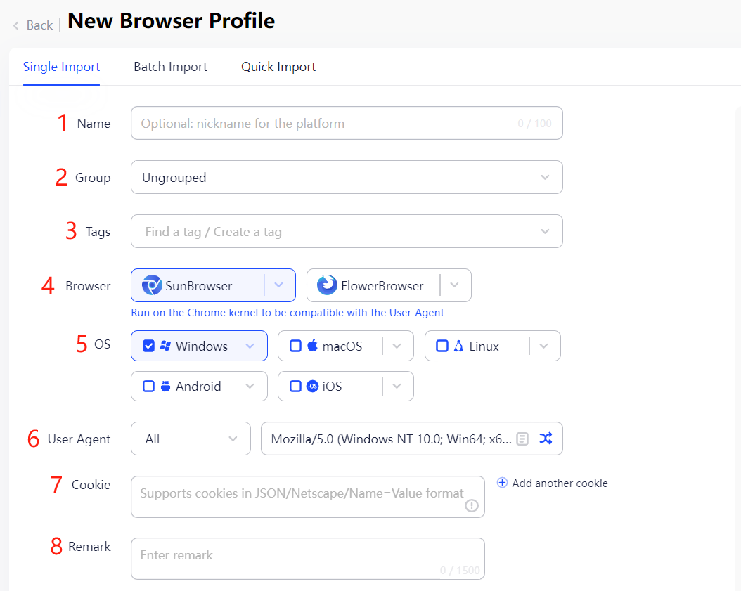 Creating Browser Profiles-Help Center - AdsPower