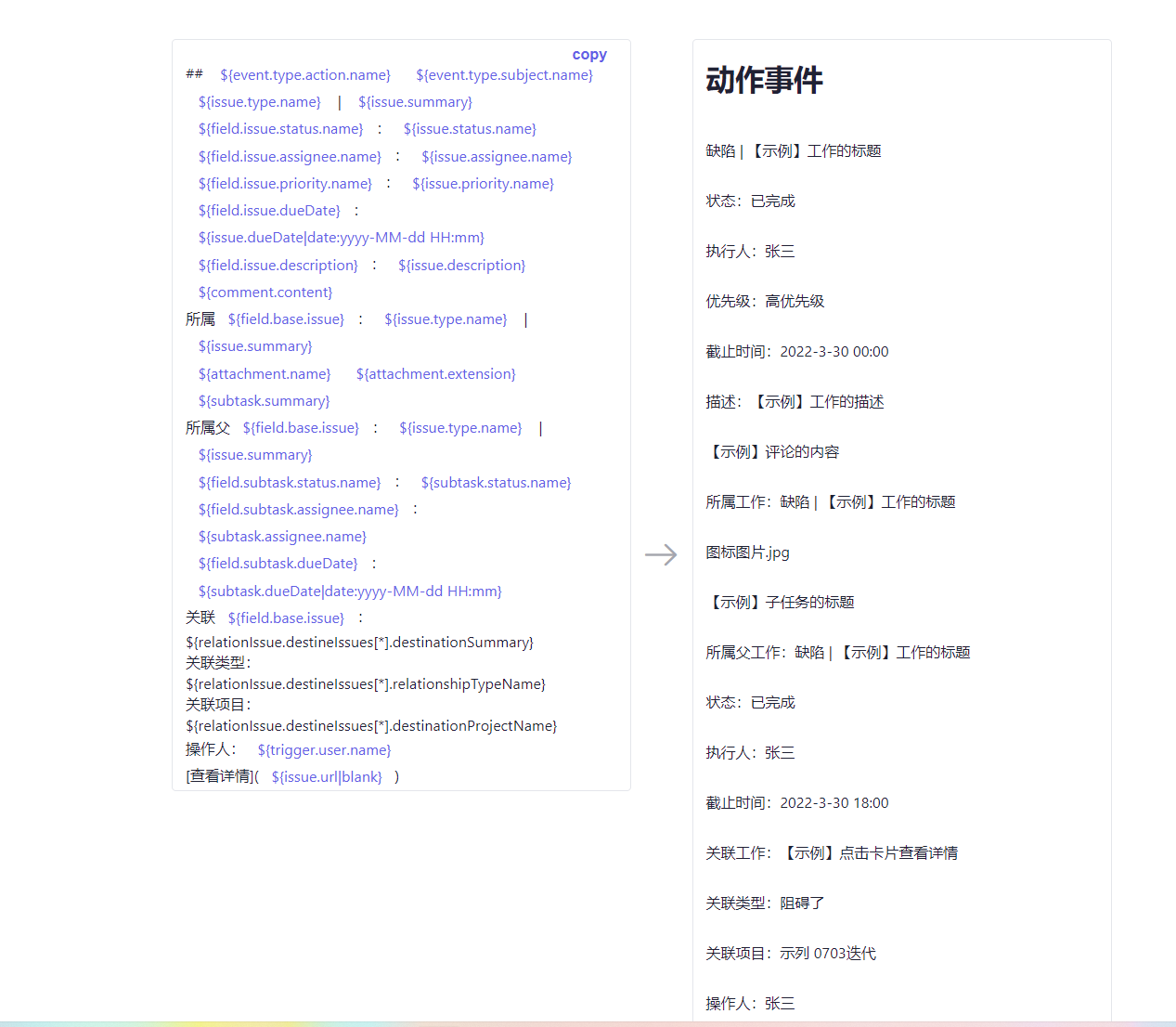 Webhook自定义模板概述-LigaAI