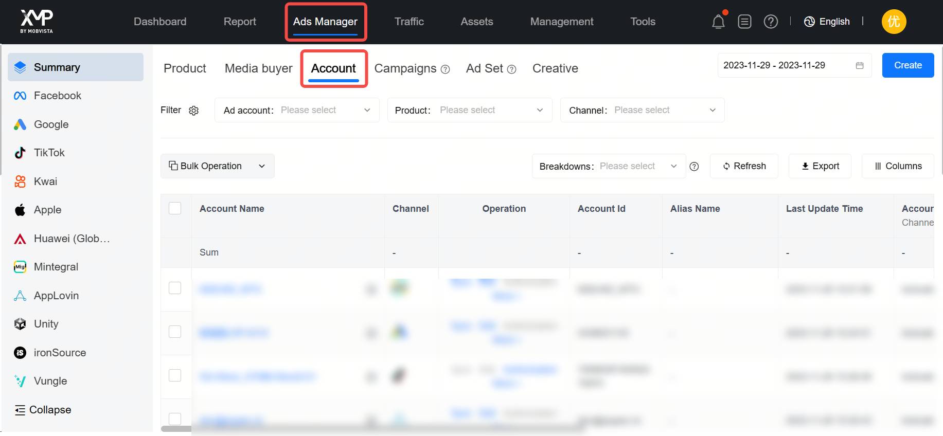 Apps Management-XMP | Help Center