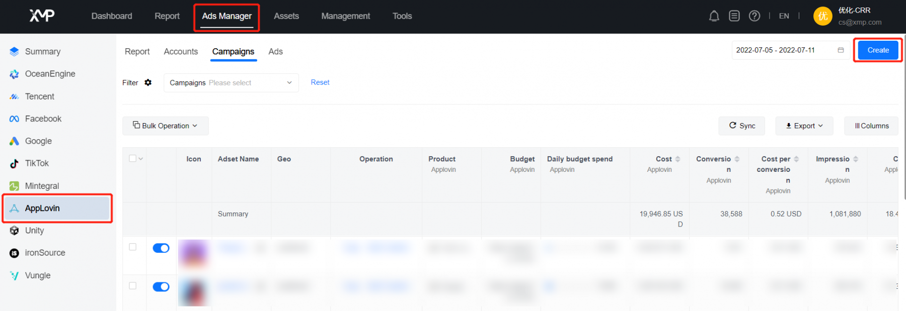 AppLovin-XMP | Help Center